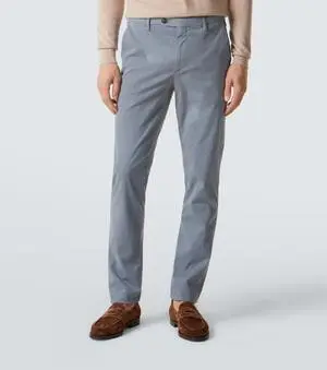 Canali Cotton Chinos - Blue