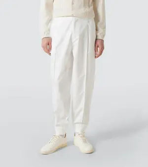 Brunello Cucinelli Pleated Tapered Trousers