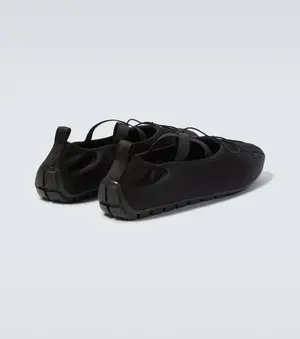 Simone Rocha Grip Satin Ballerinas