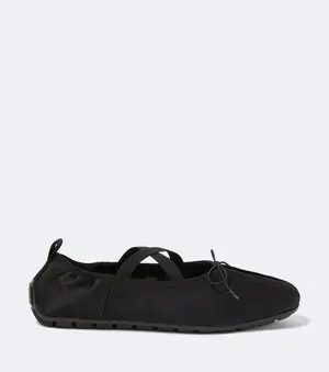 Simone Rocha Grip Satin Ballet Flats