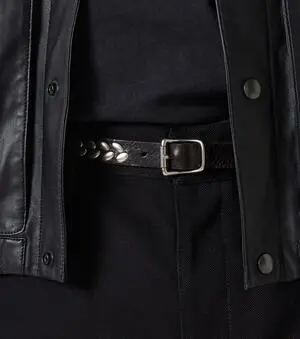LEMAIRE Stud Leather Belt