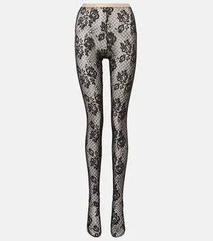 Valentino Garavani Lace Tights - Black