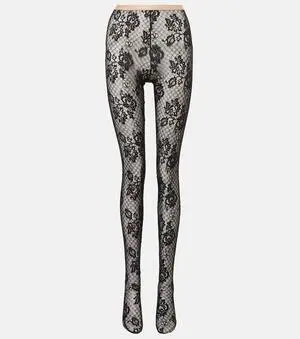 Valentino Garavani Lace Tights - Black