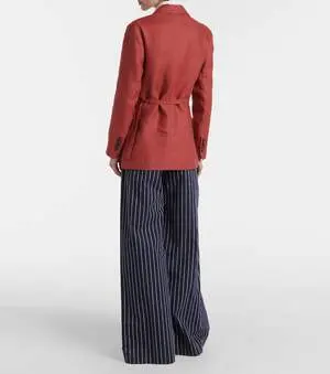 Brunello Cucinelli Hemp And Linen Gabardine Blazer