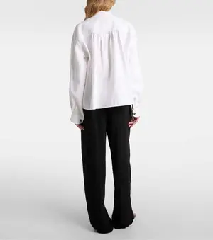 JIL SANDER Plissé Linen Shirt