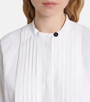 JIL SANDER Plissé Linen Shirt