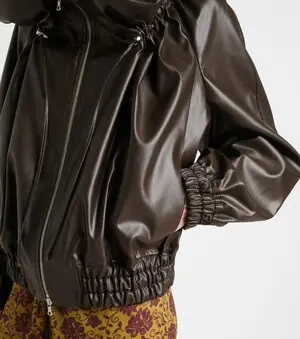 Dries Van Noten Cocoon Gathered Blouson