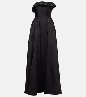 Roland Mouret Ruffled Strapless Gown
