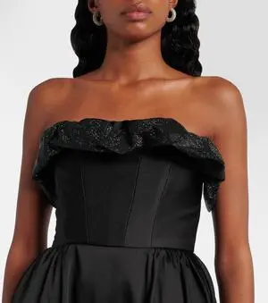 Roland Mouret Ruffled Strapless Gown