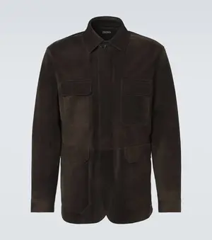 Zegna Leather Field Jacket