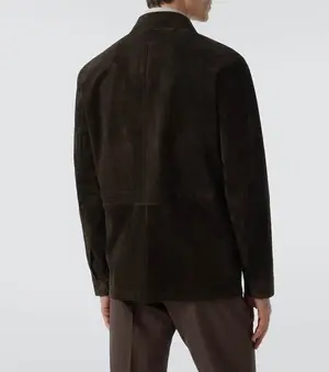 Zegna Leather Field Jacket
