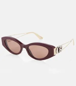 Dior 30montaigne B6i Cat-eye Sunglasses - Red