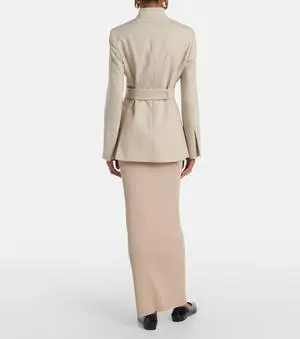 Max Mara Nereo Wool, Mohair, And Silk Blazer