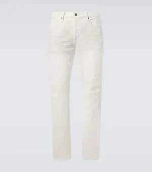TOM FORD Distressed Slim Jeans