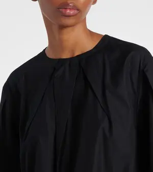 Max Mara Liriche Cotton Poplin Midi Dress