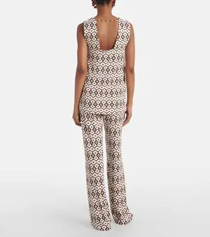 Max Mara Ersilia Printed Jersey Top