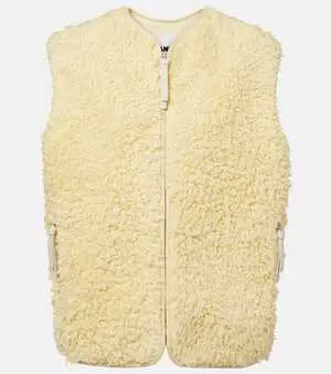 JIL SANDER Faux Fur Vest