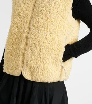 JIL SANDER Faux Fur Vest