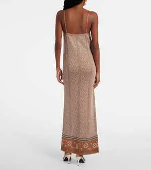 Valentino Garavani Jacquard Lamé Maxi Dress