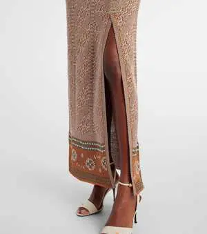 Valentino Garavani Jacquard Lamé Maxi Dress