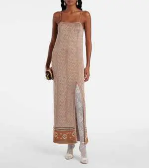 Valentino Garavani Jacquard Lamé Maxi Dress