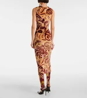 Wolford X Etro Satin De Luxe Paisley Tights