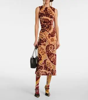 Wolford X Etro Satin De Luxe Paisley Tights - Multicoloured
