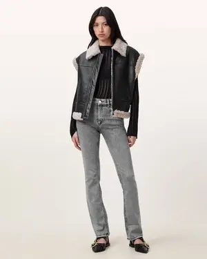 ALLSAINTS Haldan Slim Bootcut Denim Jeans