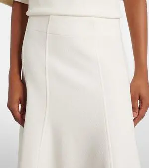 JIL SANDER Knitted Midi Skirt