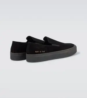 COMMON PROJECTS Suede Slip-on Sneakers