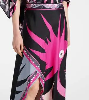 Emilio Pucci Stella Asymmetric Midi Skirt
