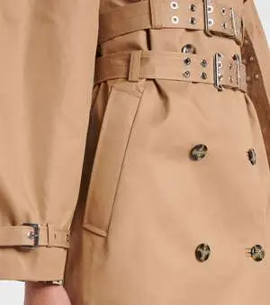 GANNI Cotton Trench Coat