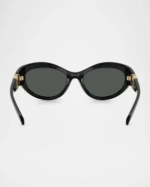 Versace Ve4485 Medusa Cat-eye Sunglasses - Black