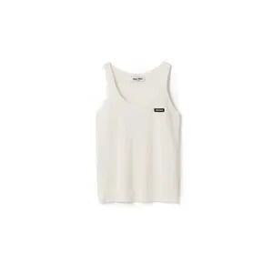 Miu Miu Cashmere And Silk Tank Top
