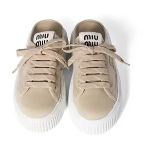 Miu Miu Denim Sneaker Mules