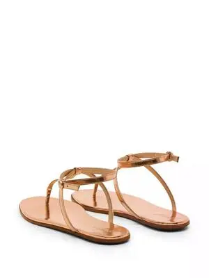 Marsèll Traccia Patent-leather Sandals - Gold