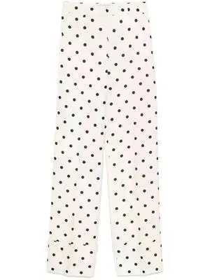 Valentino Garavani Polka-dot Trousers - Neutrals