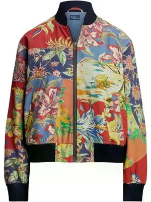 RALPH LAUREN Polo Ralph Lauren Floral-Print Bomber Jacket