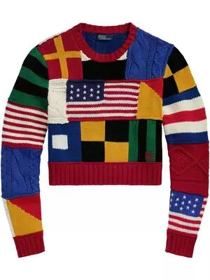 Polo Ralph Lauren Logo-embroidered Jumper - Red