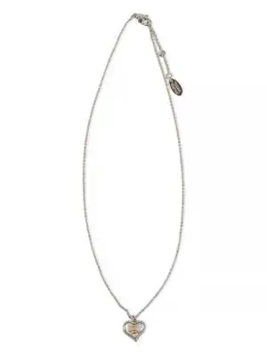 VIVIENNE WESTWOOD Heart Charm Necklace - Silver