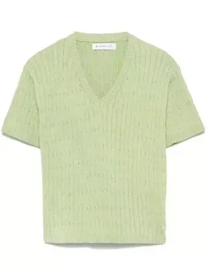 MANUEL RITZ Cable-knit T-shirt