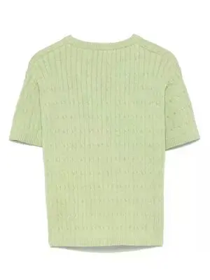 MANUEL RITZ Cable-knit T-shirt