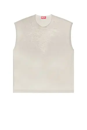 DIESEL® Sleeveless Distressed Sweater
