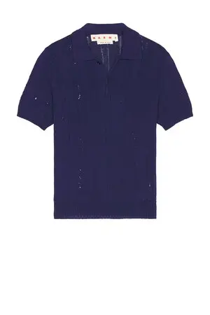 Marni Polo Neck In Blue - Bluette