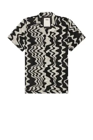 Oas Nero Verve Cuba Terry Shirt - Black