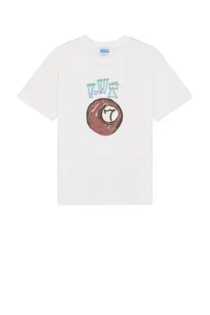RICE NINE TEN Scribbles Tee In White