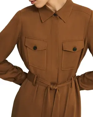 HOBBS LONDON Limited Combs Midi Shirt Dress