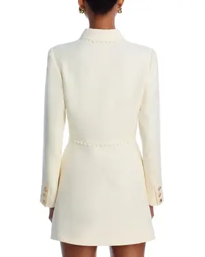 Aqua Tweed Jacket Dress