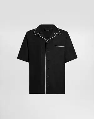 Dolce & Gabbana Linen Fabric Hawaiian Shirt
