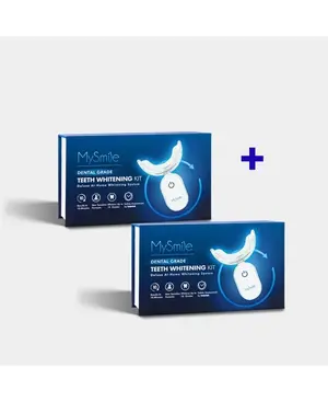 MYSMILE Two Advance Teeth Whitening Kits - White